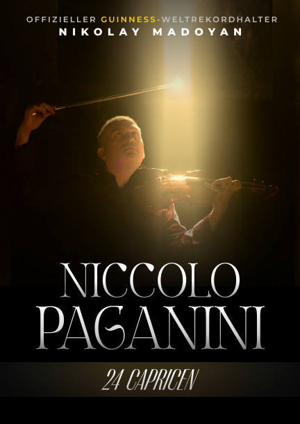 Niccolò Paganini. “24 Capricen” mit Nikolay Madoyan in Berlin | Tickets für Konzerte kaufen ...